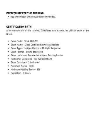 Master Networking with CCNA Training (200-301) | PDF