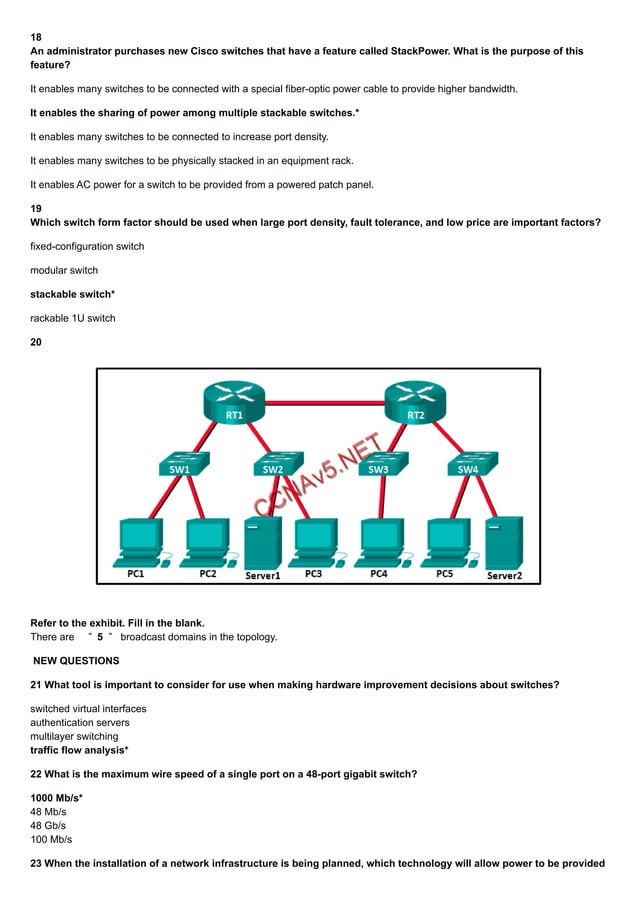 Ccna 2 chapter 1 2014 v5 | PDF