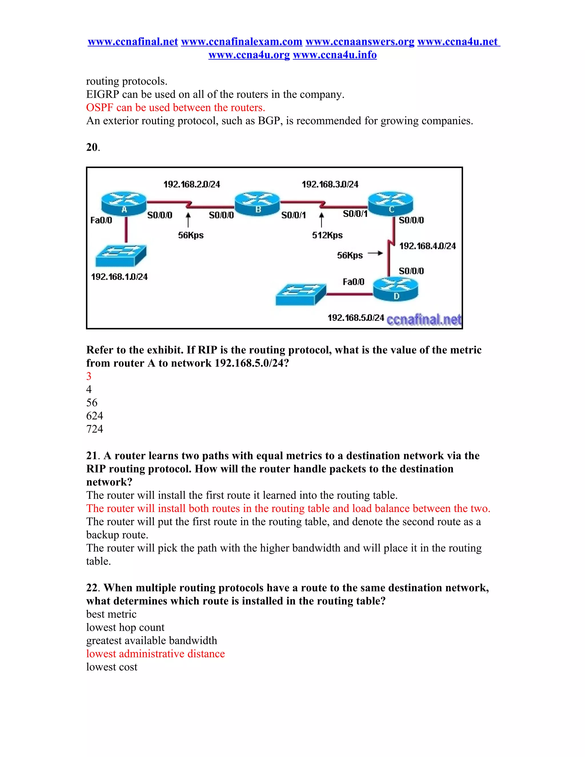 Ccna 2 chapter 3 v4.0 answers 2011 | PDF