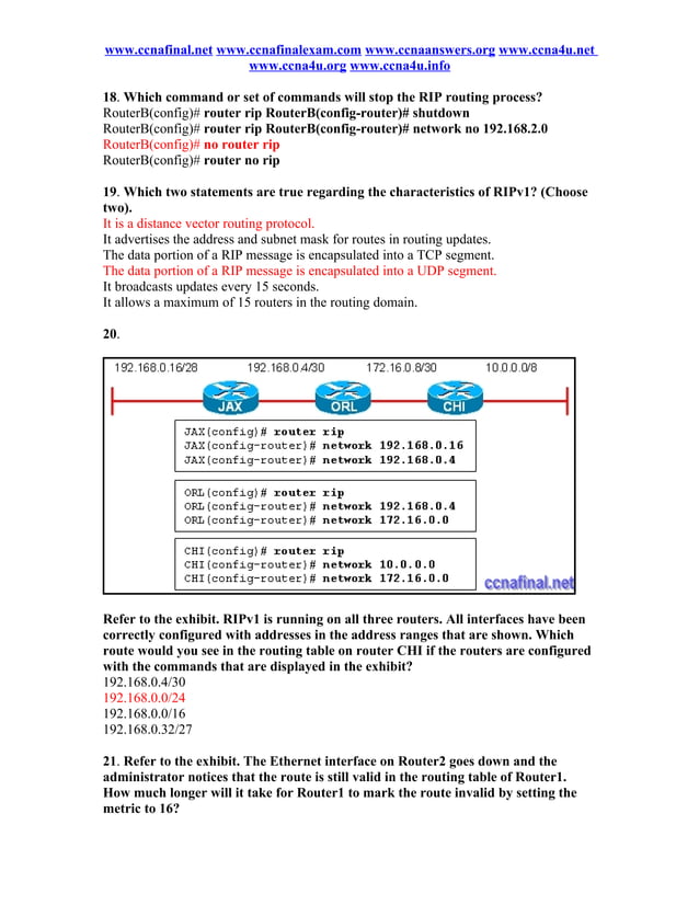 Ccna 2 chapter 5 v4.0 answers 2011 | PDF