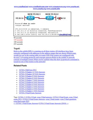Ccna 2 chapter 5 v4.0 answers 2011 | DOC