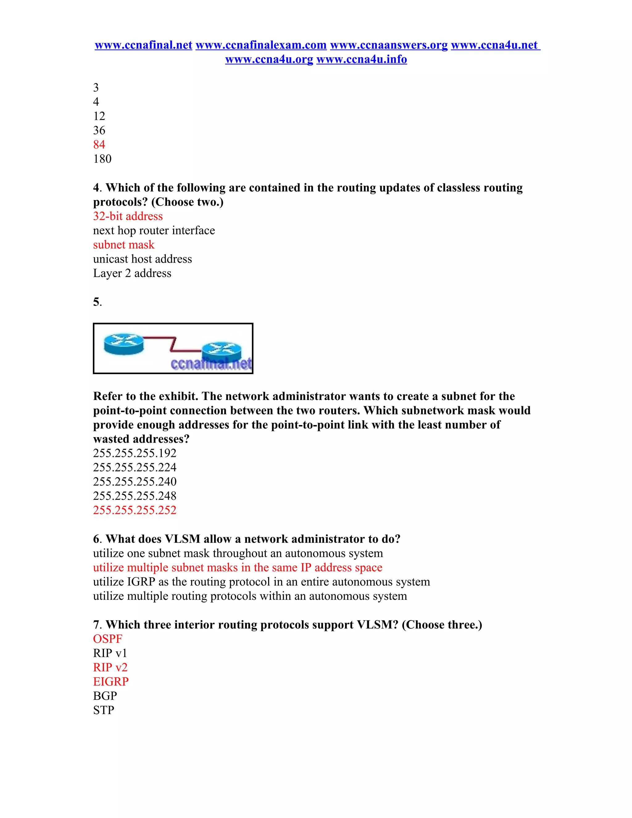Ccna 2 chapter 6 v4.0 answers 2011 | PDF