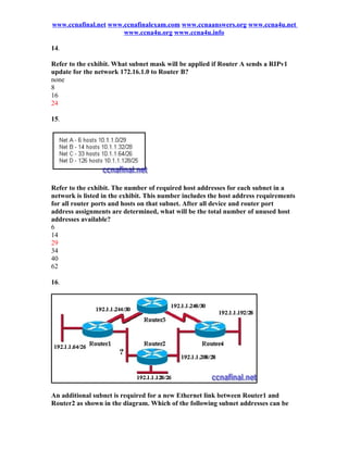 Ccna 2 chapter 6 v4.0 answers 2011 | PDF