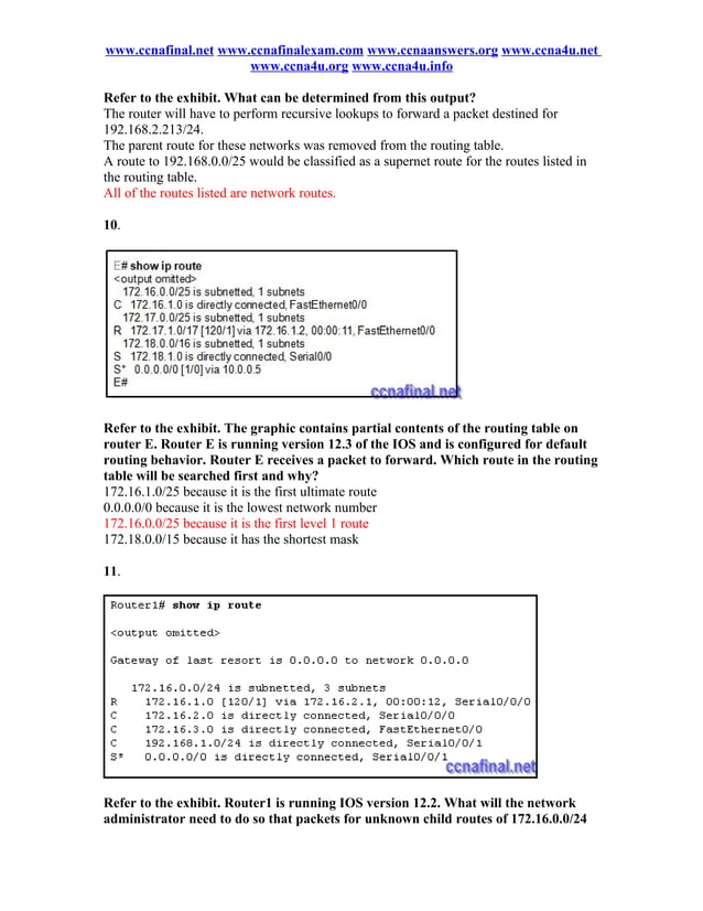 Ccna 2 chapter 8 v4.0 answers 2011 | PDF