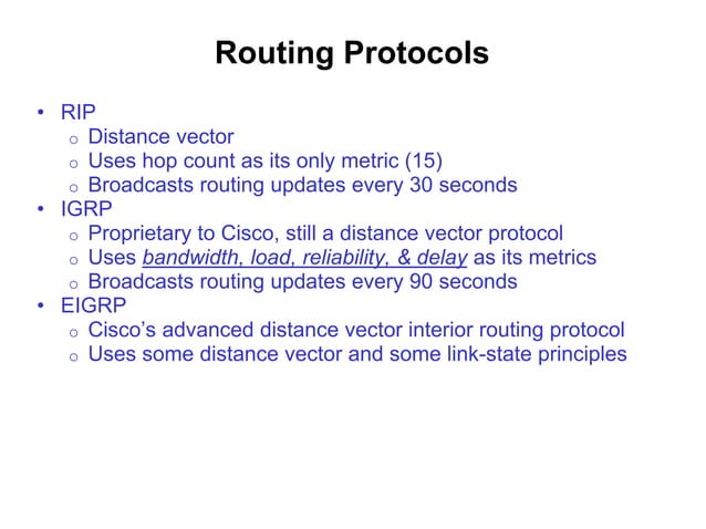 Ccna2 Mod6 Routing And Routing Protocols Pptx