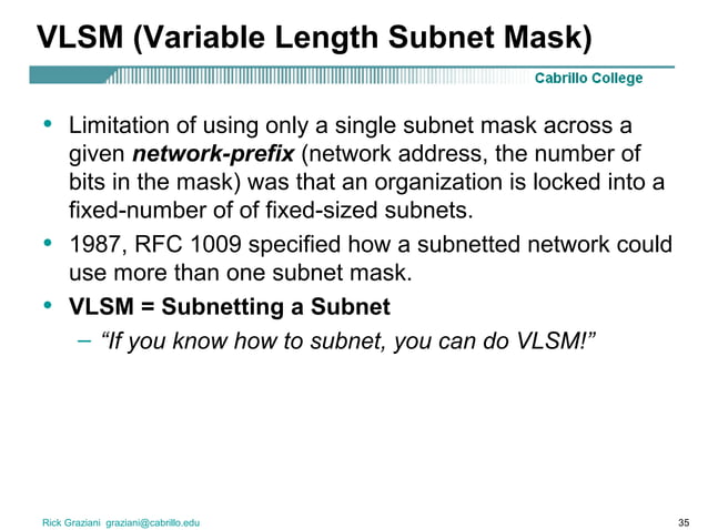 Ccna3 Mod1 Classless Routing Ppt