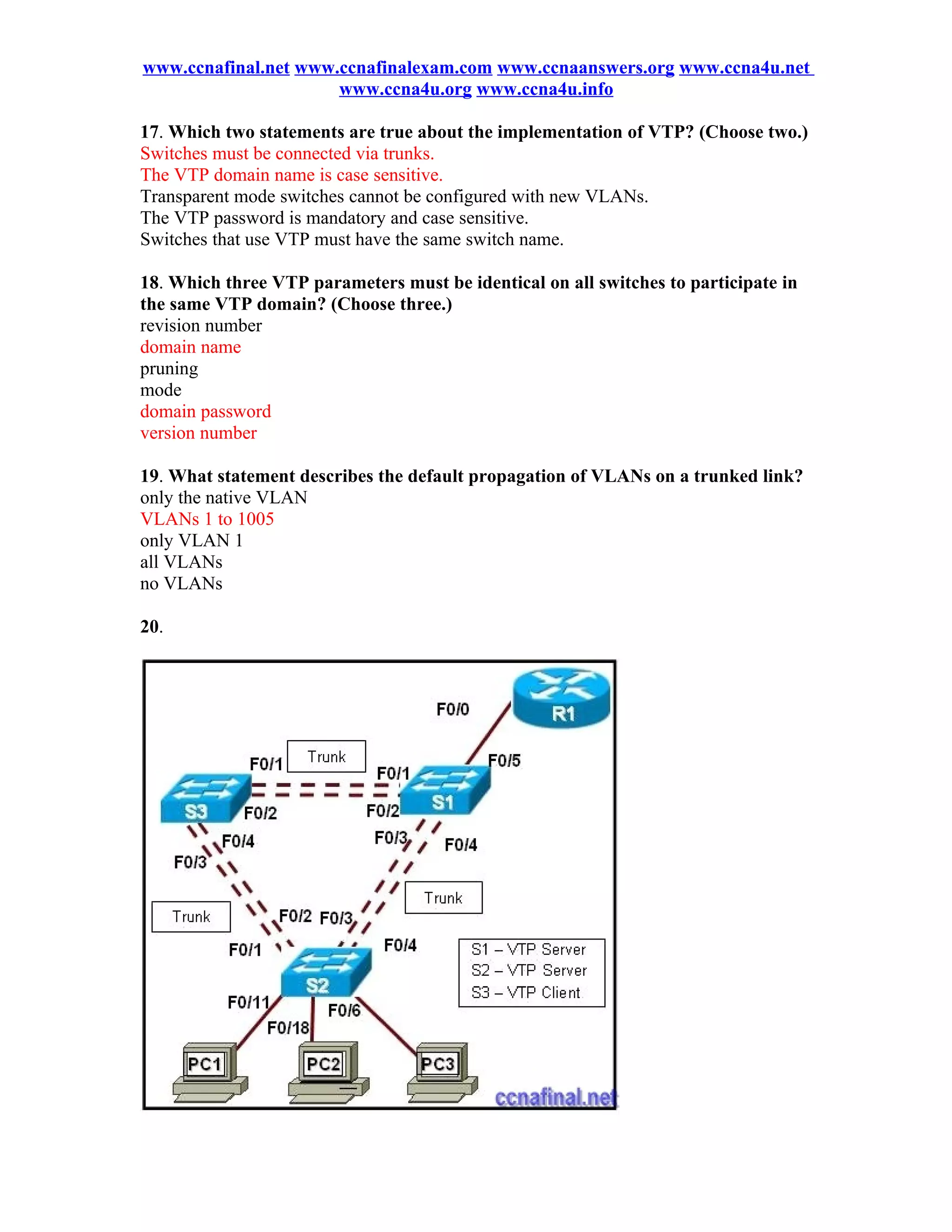 Ccna 3 chapter 4 v4.0 answers 2011 | DOC