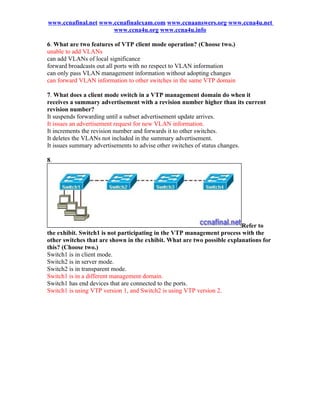 Ccna 3 chapter 4 v4.0 answers 2011 | DOC