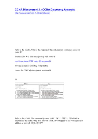 Ccna 3 Chapter 6 V4.0 Answers | PDF | Computer Networking | Computing