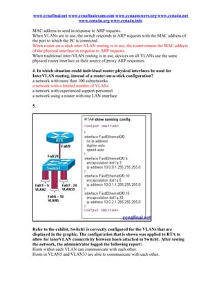 Ccna 3 chapter 6 v4.0 answers 2011 | DOC