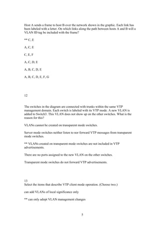 Ccna3 module 9 exams | PDF
