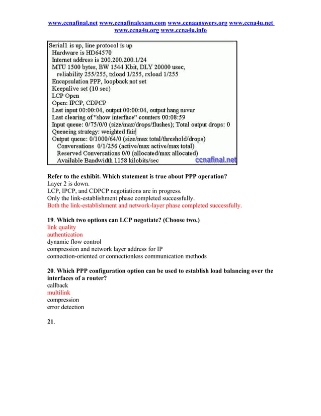Ccna 4 chapter 2 v4.0 answers 2011 | DOC