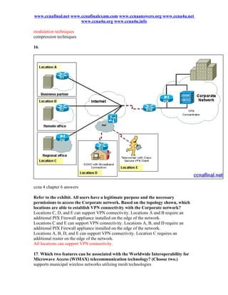 Ccna 4 chapter 6 v4.0 answers 2011 | DOC