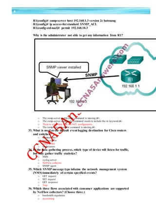 Ccna 4 final exam answer v5 | DOCX