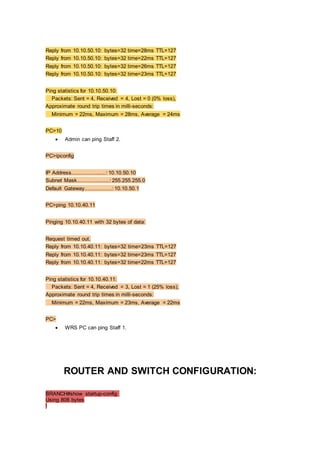 Ccna 4 final lab switchi | DOCX