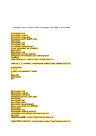 Ccna 4 final lab switchi | DOCX