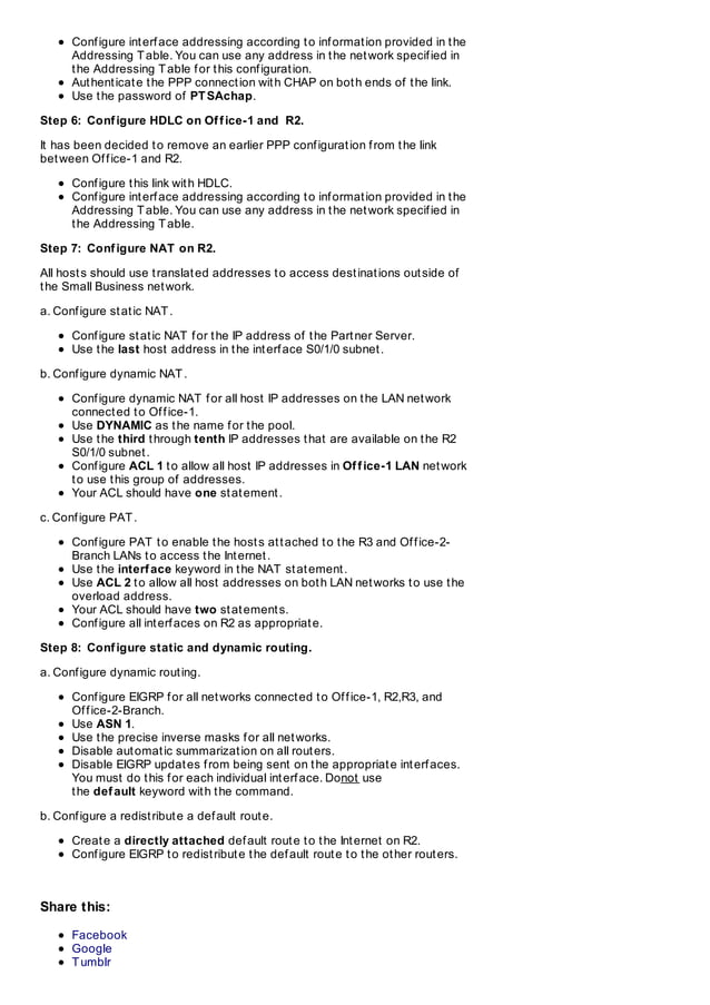 Ccna 4 V5 Practice Skills Assessment Packet Tracer Pdf Computer Networking Computing