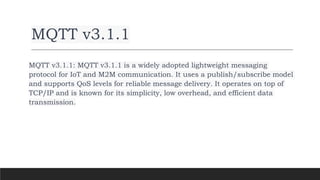 CCN AAT 2023 for mqtt protocol ppt presentation | PPT | Free download
