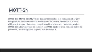 CCN AAT 2023 for mqtt protocol ppt presentation | PPT | Free download