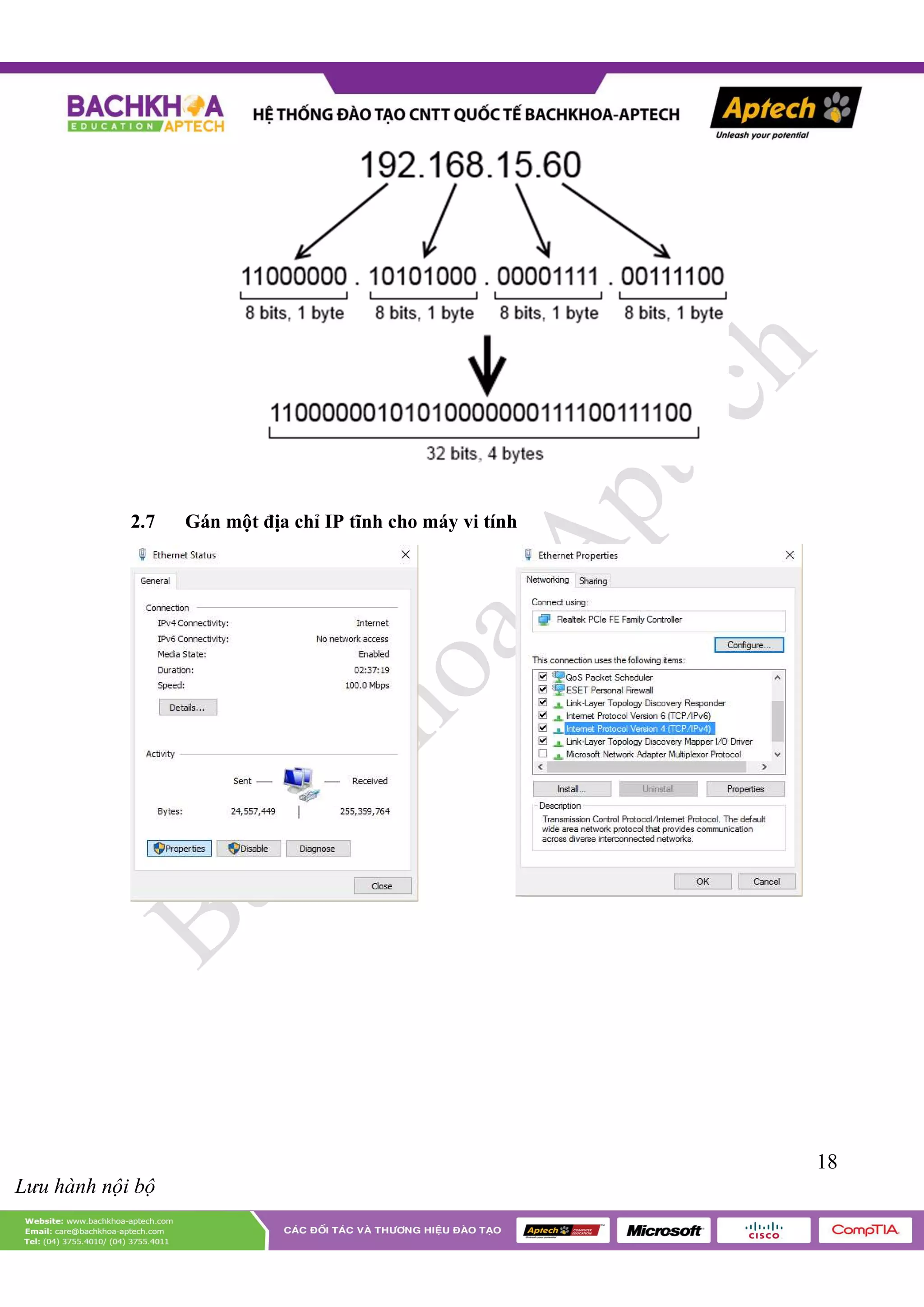 Ccna căn bản bach khoa aptech | PDF