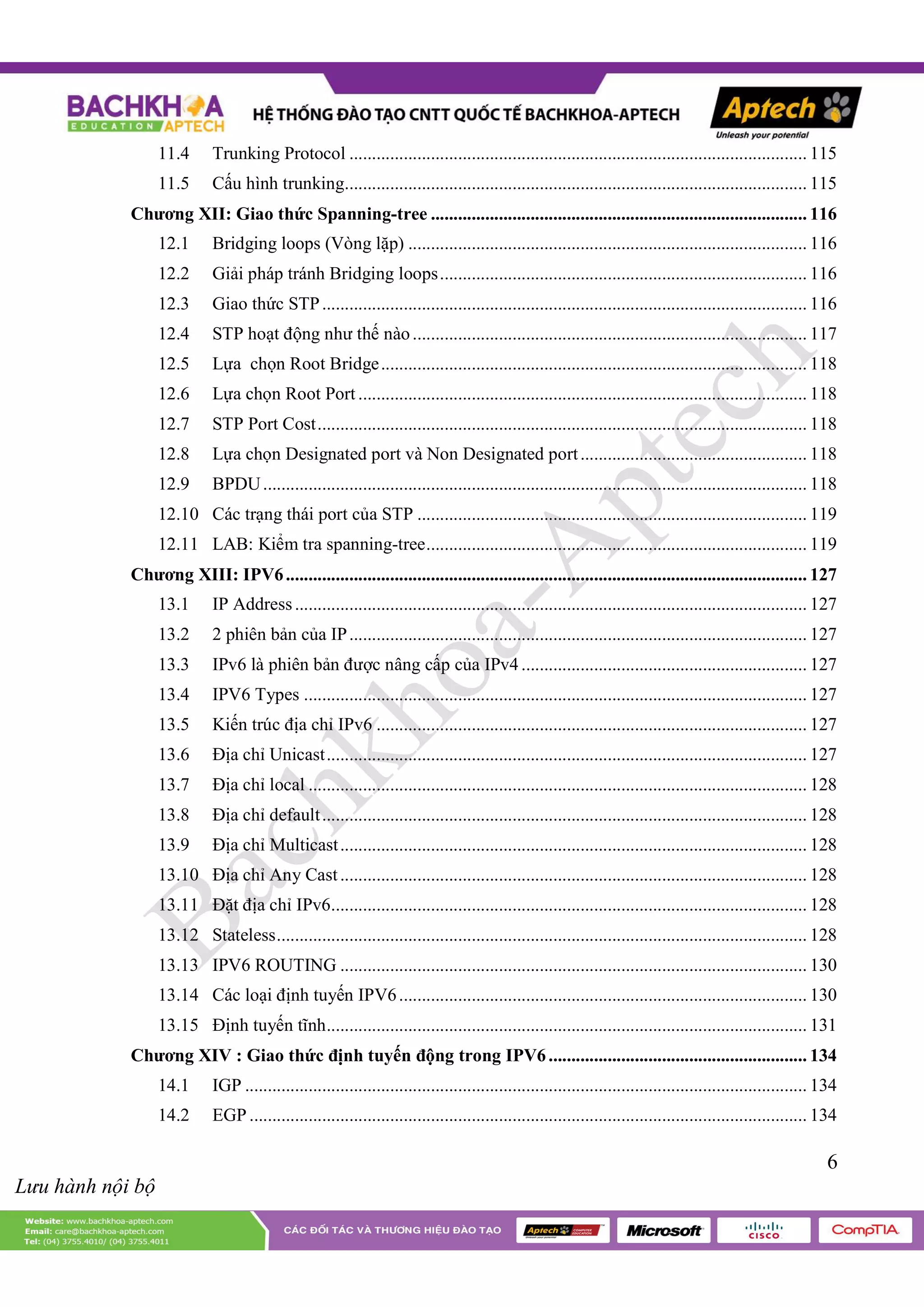 Ccna căn bản bach khoa aptech | PDF