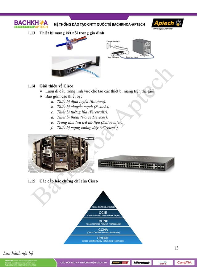Ccna căn bản bach khoa aptech | PDF