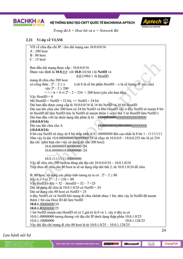 Ccna căn bản bach khoa aptech | PDF