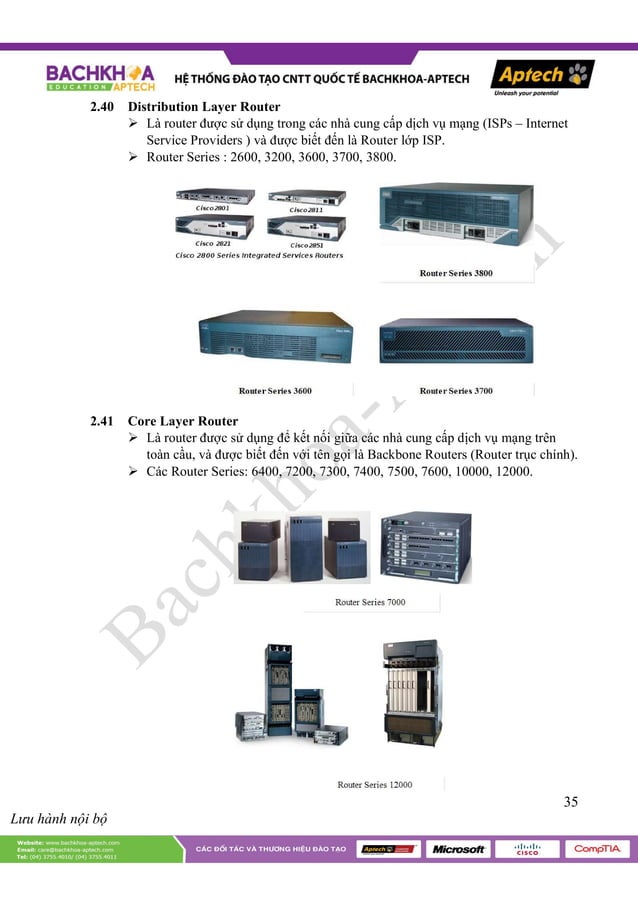 Ccna căn bản bach khoa aptech | PDF