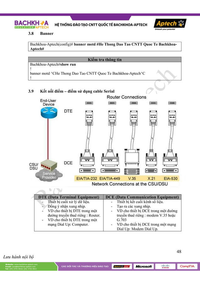 Ccna căn bản bach khoa aptech | PDF