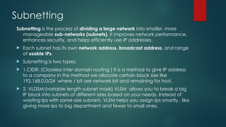 CCNA CCNP Basics for your mid term vivaa | PPTX