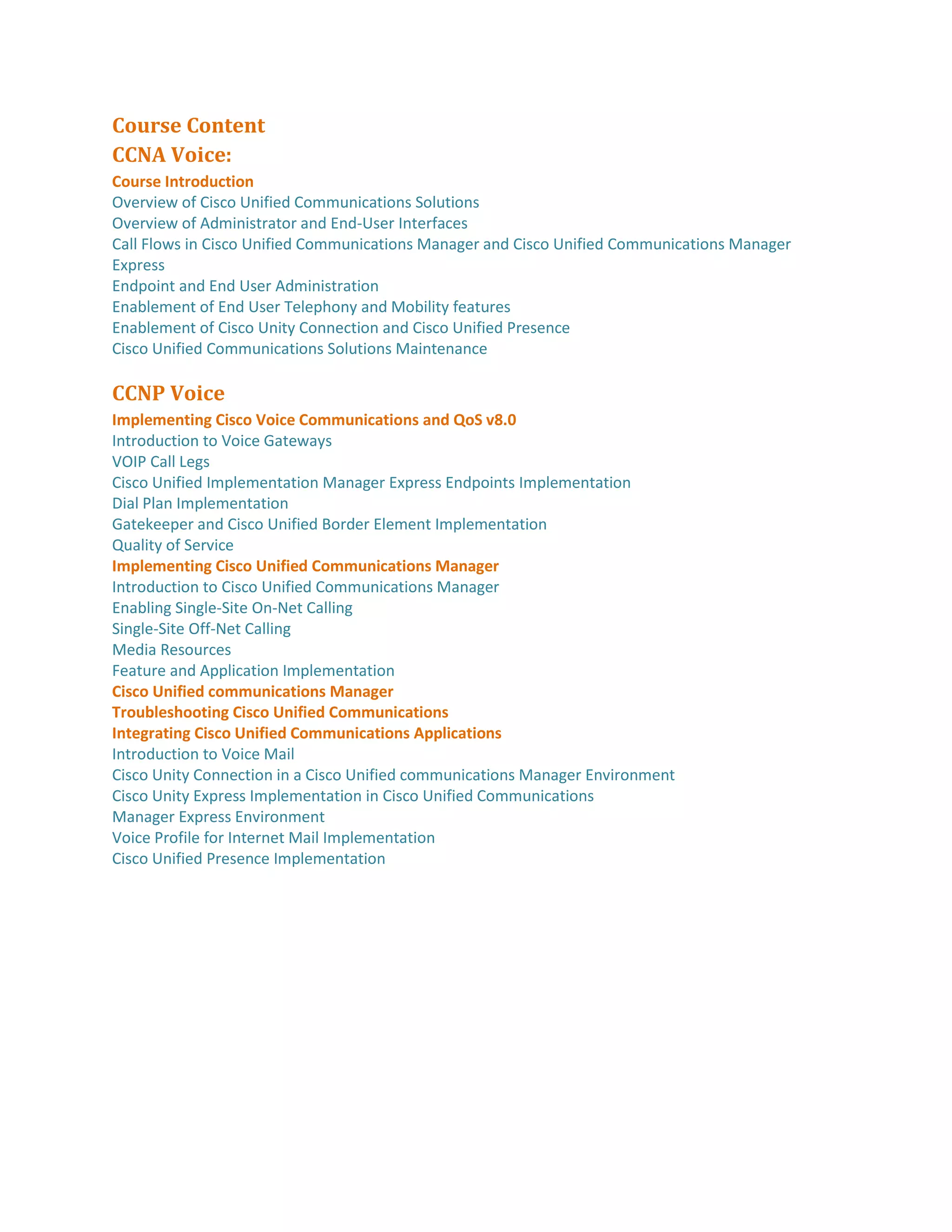 Ccna & ccnp voice | DOCX