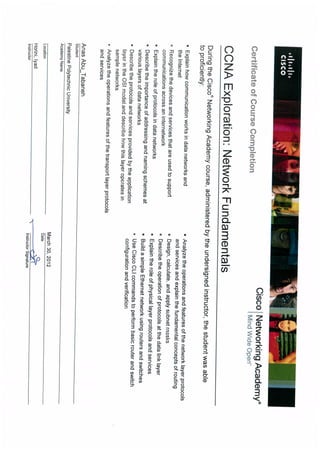 CCNA Exploration: Network Fundamentals Course | PDF