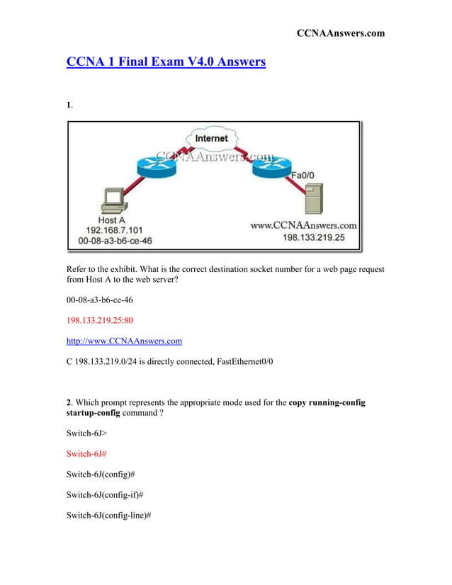 Ccna certification course | PDF