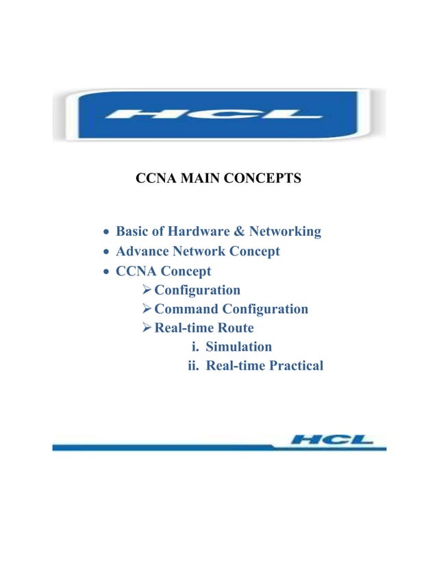 Ccna concepts | PDF