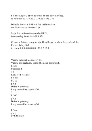 CCNA Connecting NetworksSA ExamLab 13 CCNA Connecting Netwo.docx ...