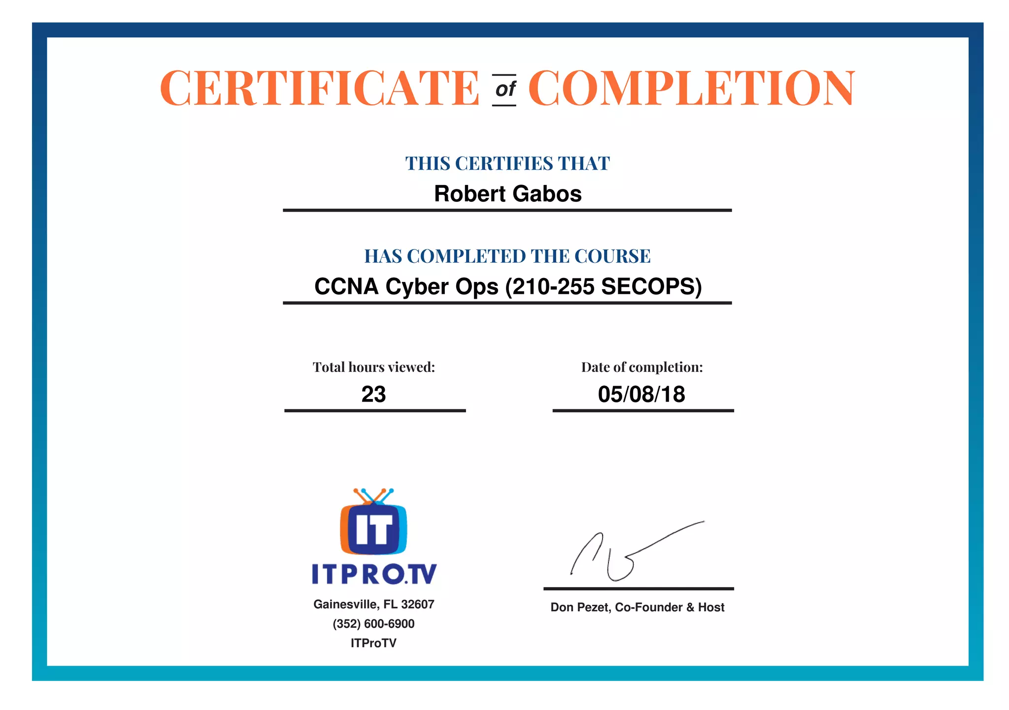 ITPRO.TV - CCNA Cyber Ops (210-255 SECOPS) Cisco Cybersecurity ...