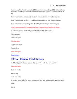 Ccna exam dumps | PDF
