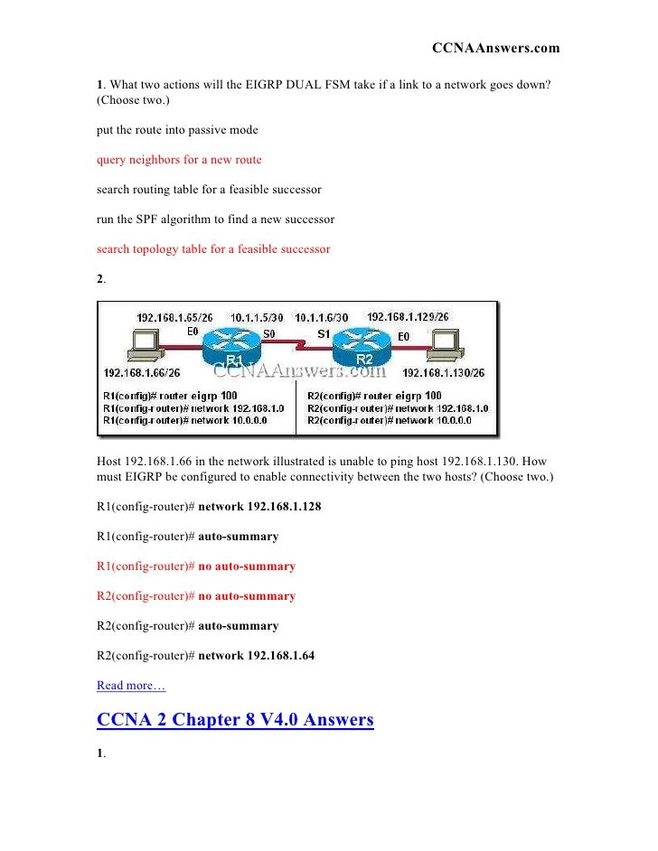 Ccna exam prep