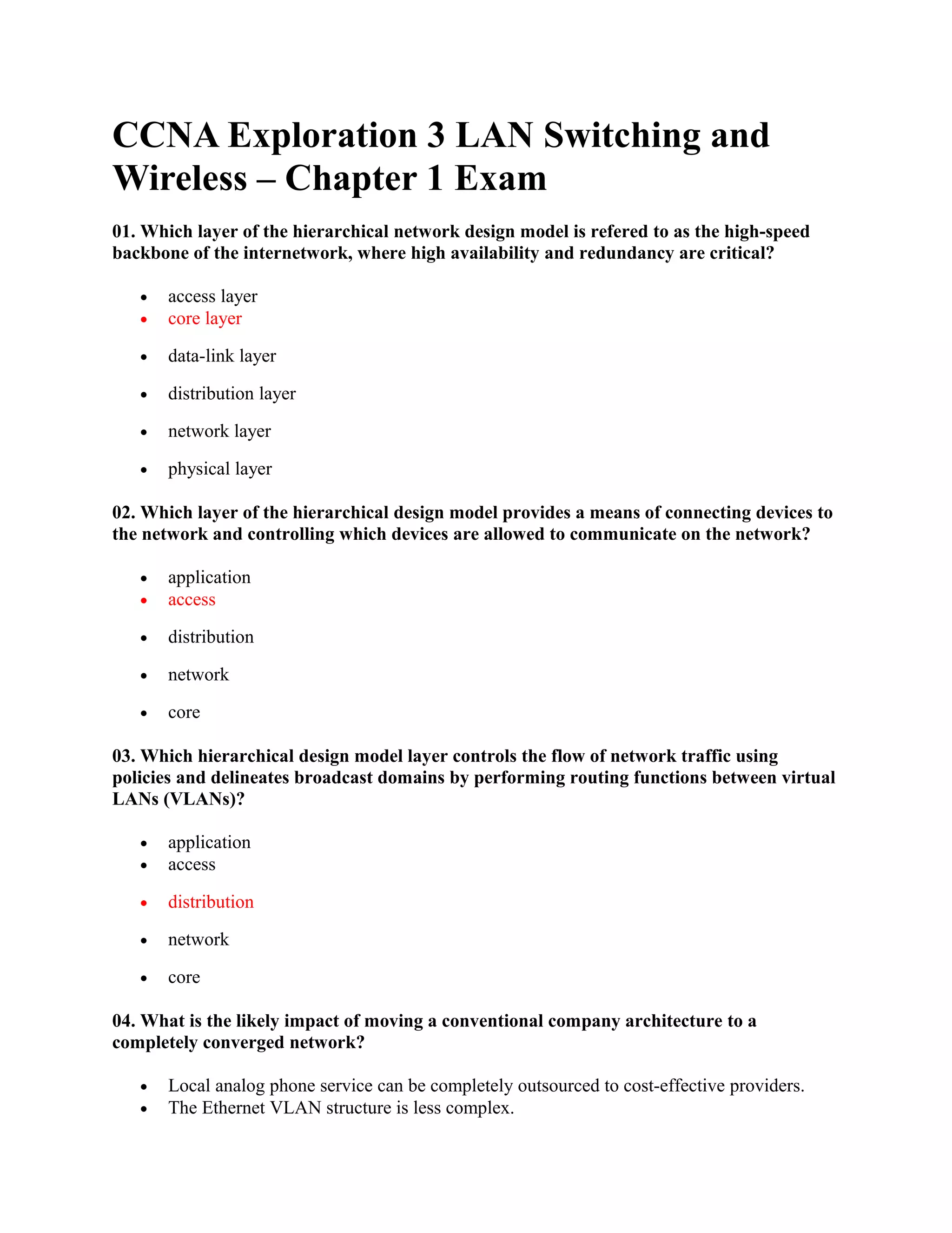 Ccna exploration 3 lan switching and wireless | DOC