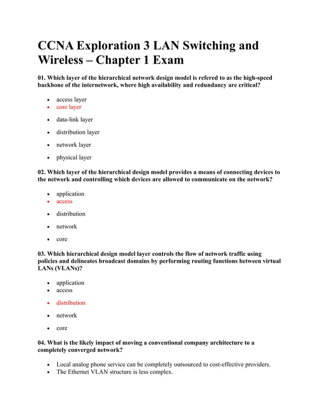 Ccna exploration 3 lan switching and wireless | PDF
