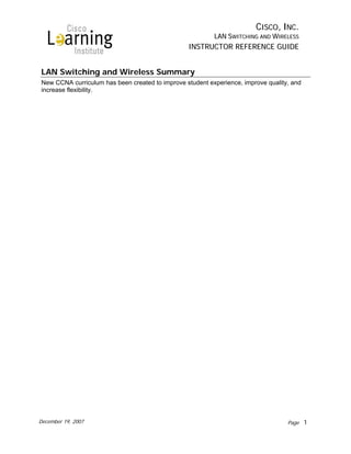 C C N A Exploration L A N Switching And Wireless I R G | PDF
