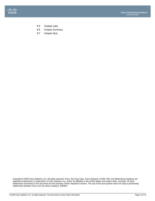 Ccna exploration scope_sequence | PDF