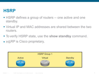HSRP ccna | PPTX