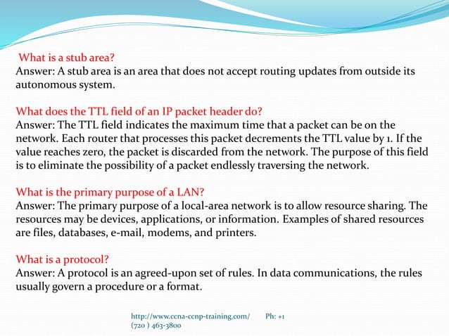 Ccna interview questions | PPT