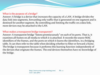 Ccna interview questions | PPTX