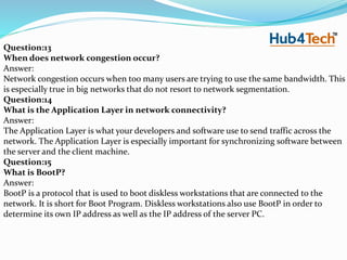 Ccna interview questions | PPTX