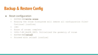 CCNA : Intro to Cisco IOS - Part 2 | PPT