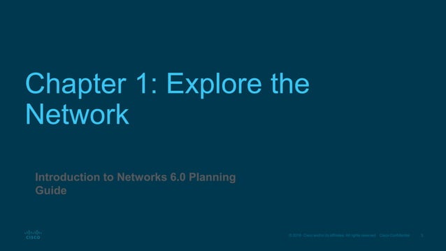 CCNA v6.0 ITN - Chapter 01 | PPTX