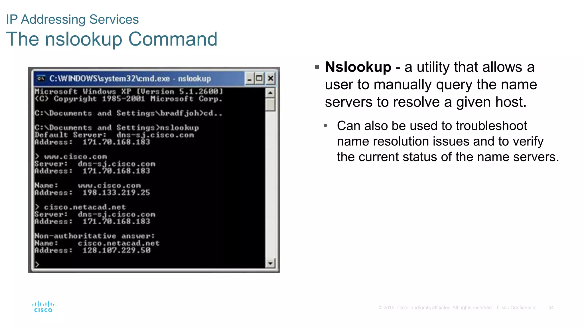 CCNA v6.0 ITN - Chapter 10 | PPTX