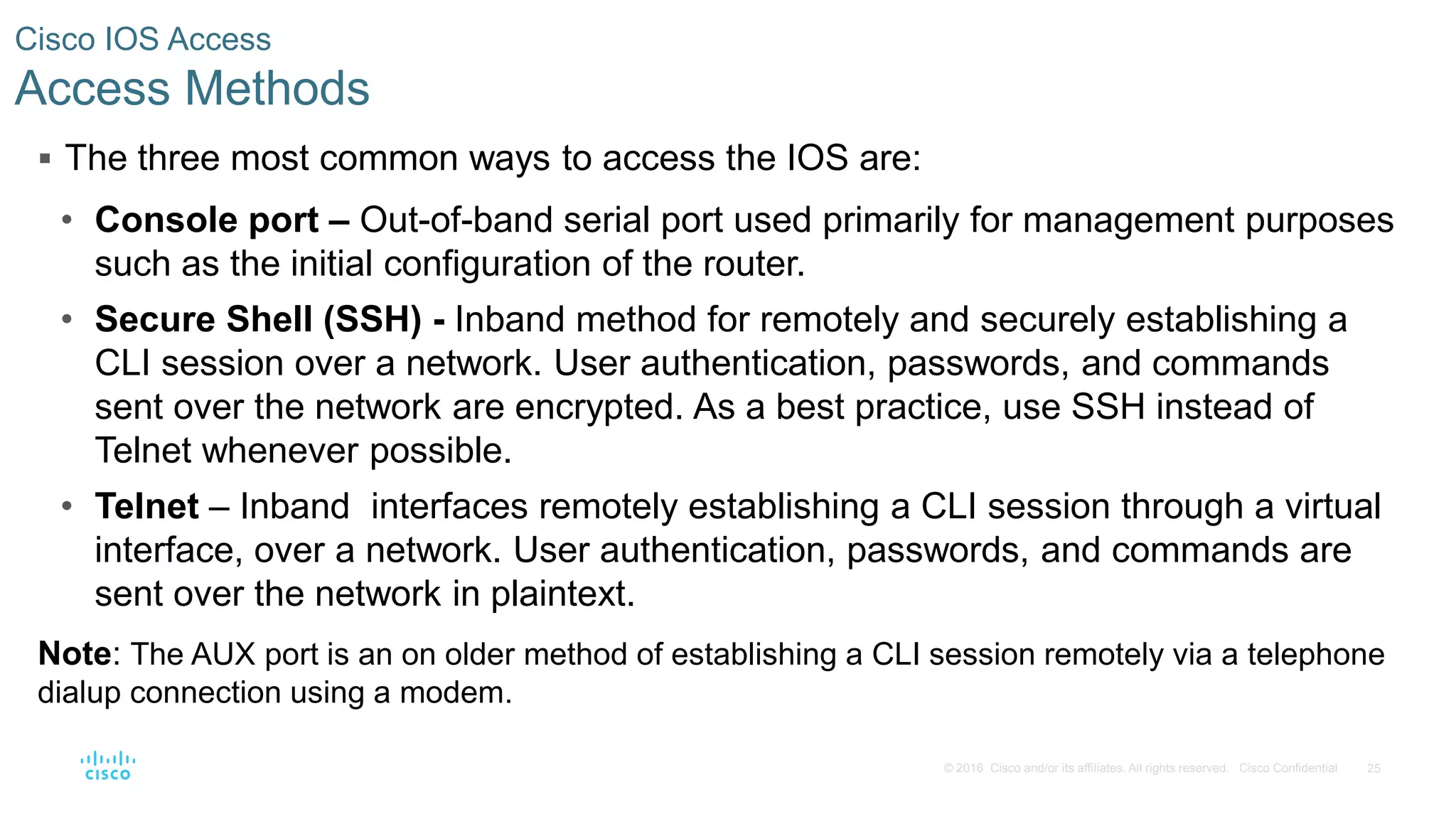 CCNA v6.0 ITN - Chapter 02 | PPTX